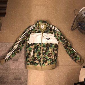 Bape | Shirts | Bape X Adidas Abc Firebird Track Jacket Zipup | Poshmark